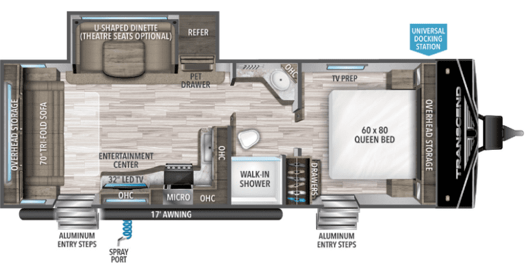 Explore 12 Amazing 30-Foot Travel Trailer Floor Plans - RV Owner HQ
