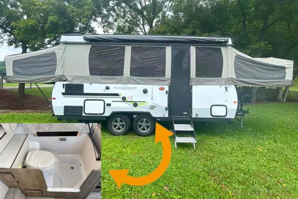 12 Spacious Pop-Up Campers with Bathrooms You Have to See! - RV Owner HQ