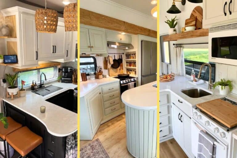 31 Gorgeous RV Kitchen Remodels: Before & After Inspiration - RV Owner HQ