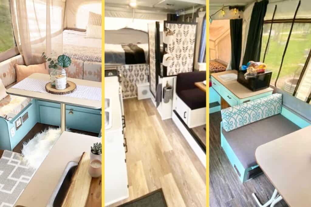 21 Stunning Pop-Up Camper Renovations You'll Want to Copy - RV Owner HQ